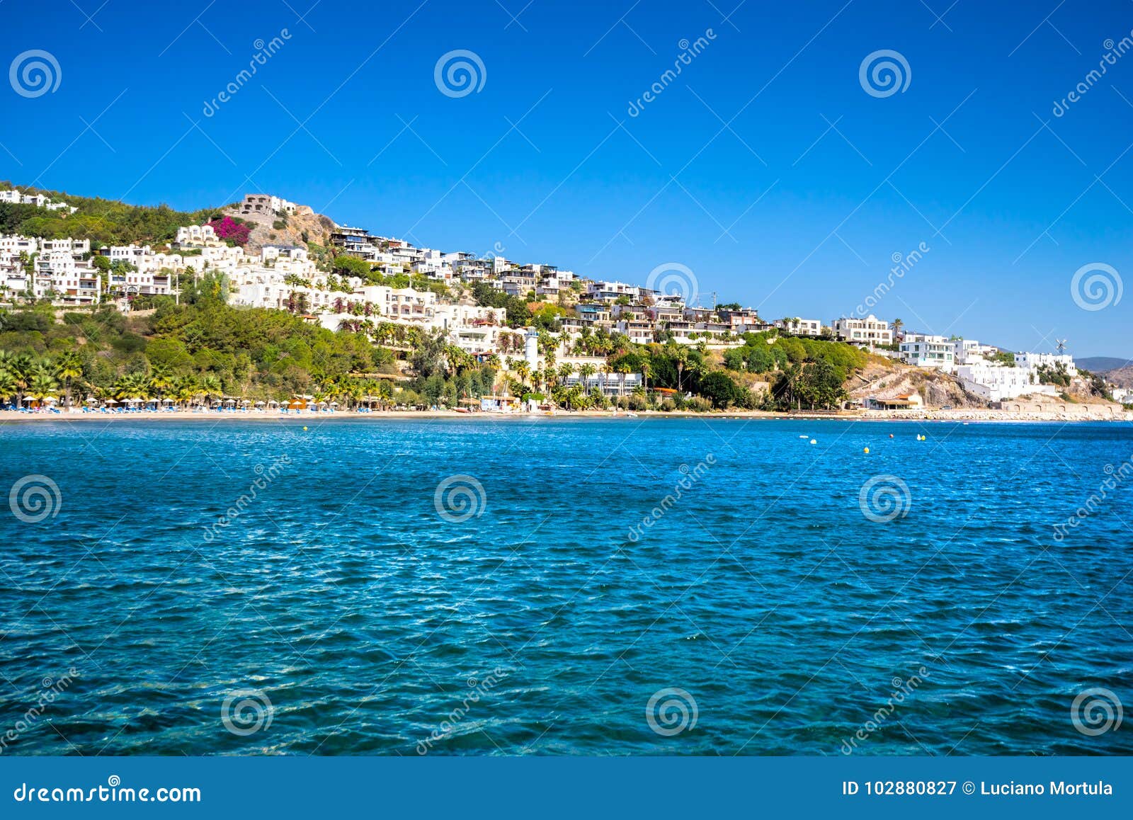 Camel Beach, Bodrum, Turkey Stock Image - Image of halicarnassus ...