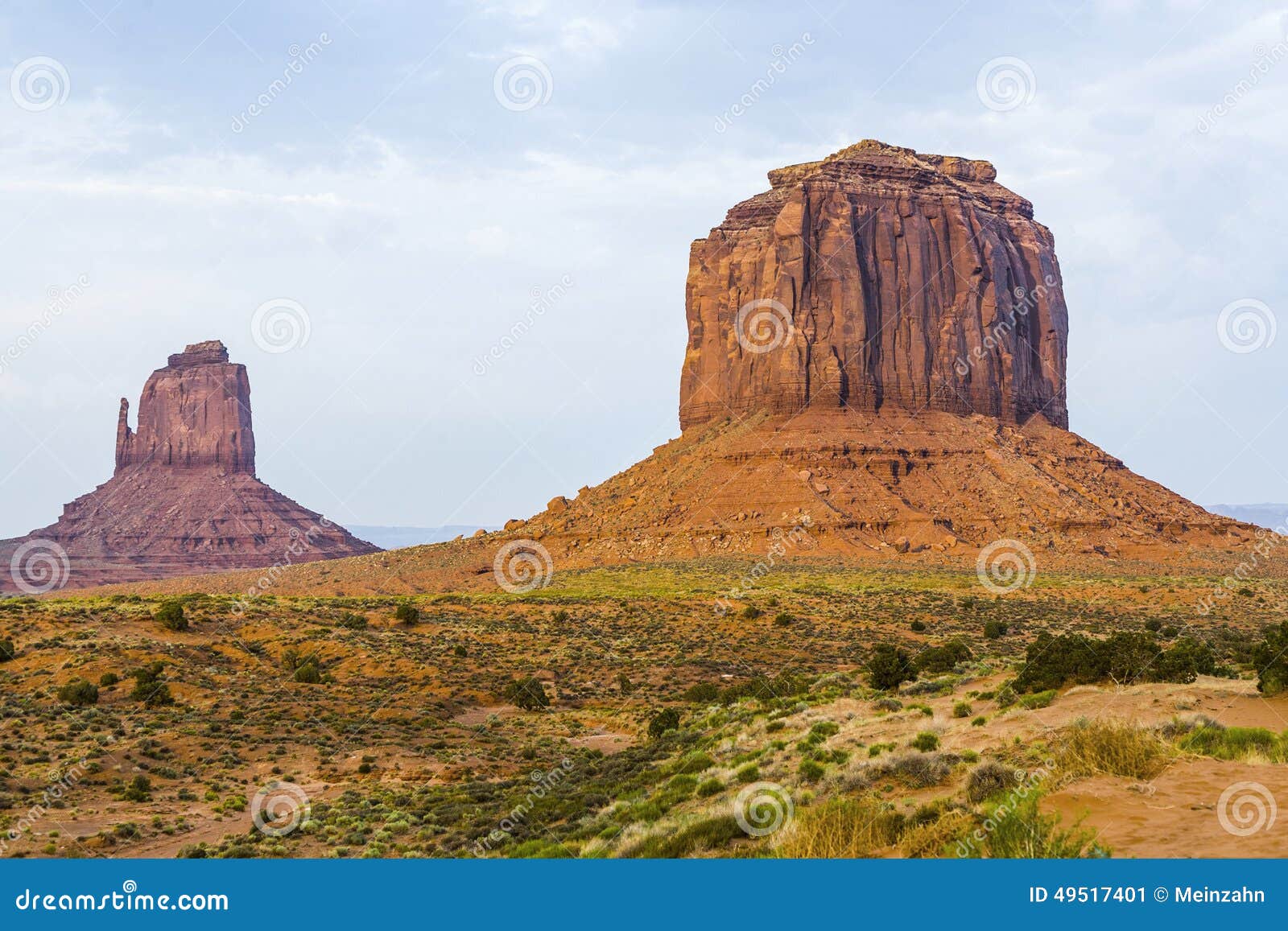 Camel Butte Sandstone Formation in the Monument Valley Stock Image ...
