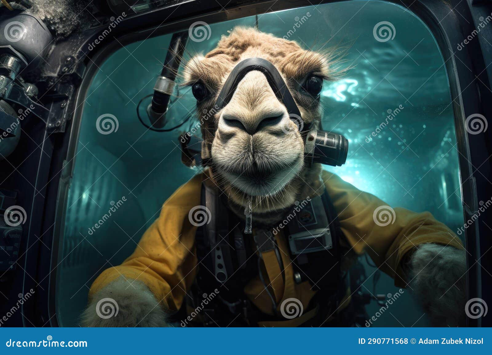 A camel in a cockpit stock illustration. Illustration of aircraft ...