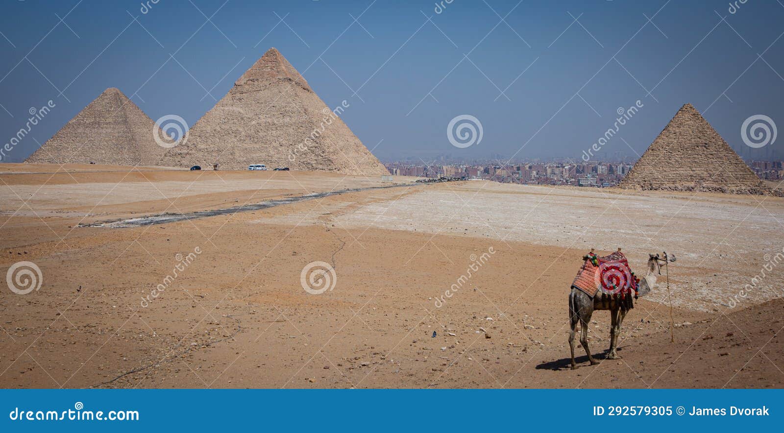 The Giza Pyramids stock image. Image of construction - 292579305