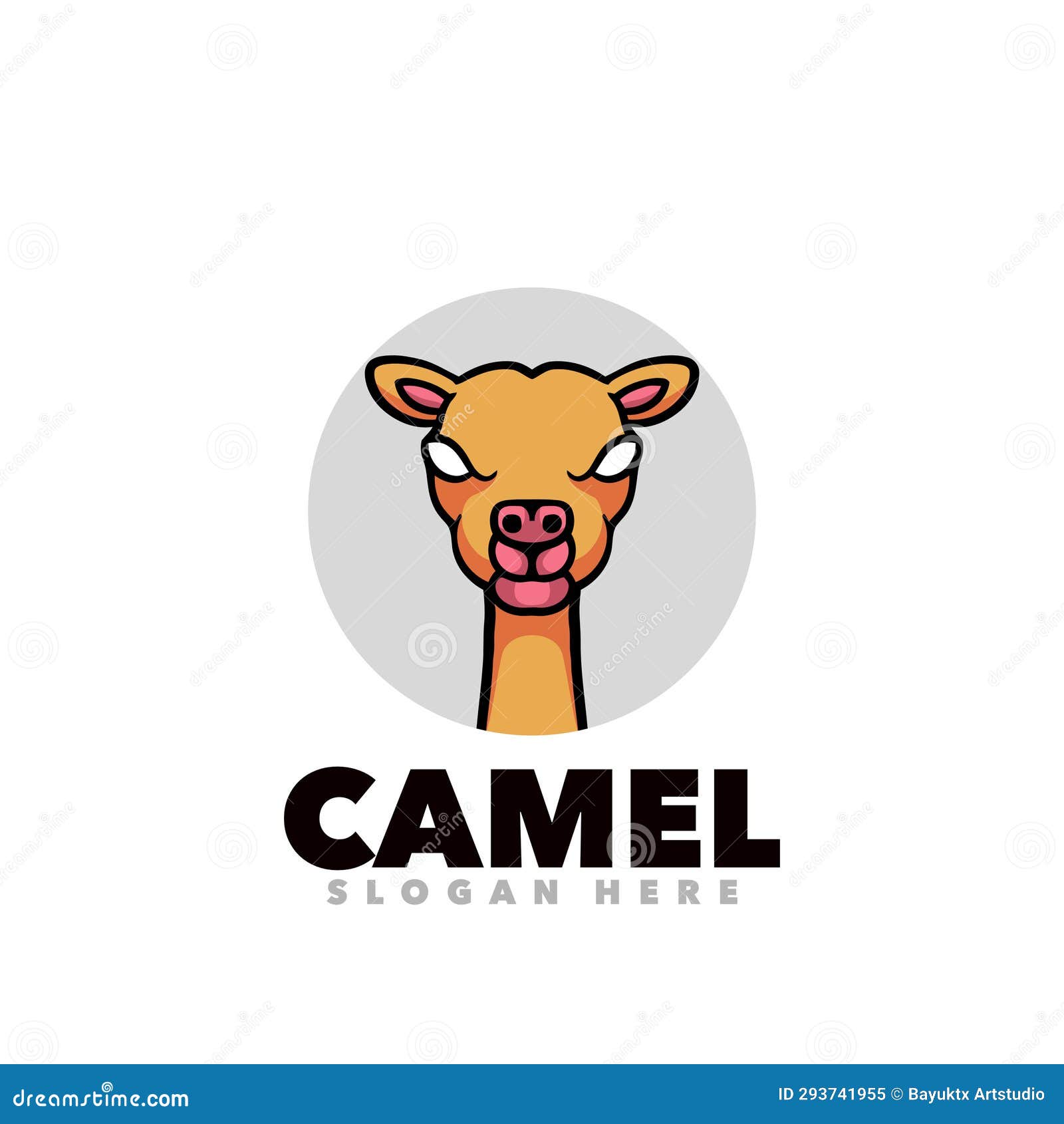 Camel head logo stock vector. Illustration of face, brand - 293741955