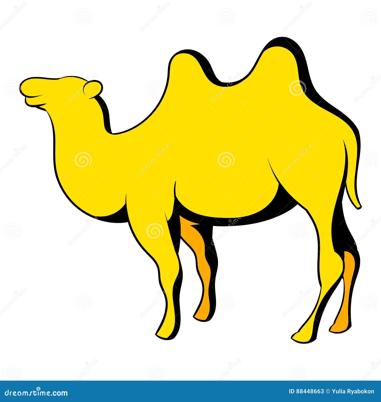 Camel icon cartoon stock vector. Illustration of excursion - 88448663