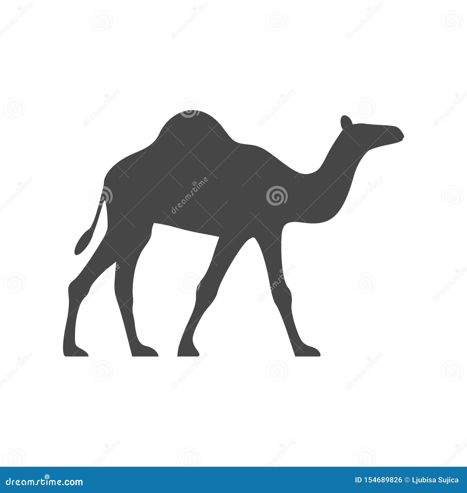 Camel Icon Flat Graphic Design - Illustration Stock Vector ...
