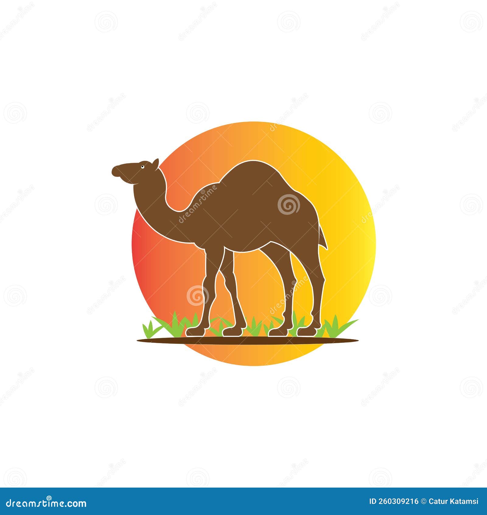 Camel Icon Logo Vector Design Stock Vector - Illustration of logotype ...