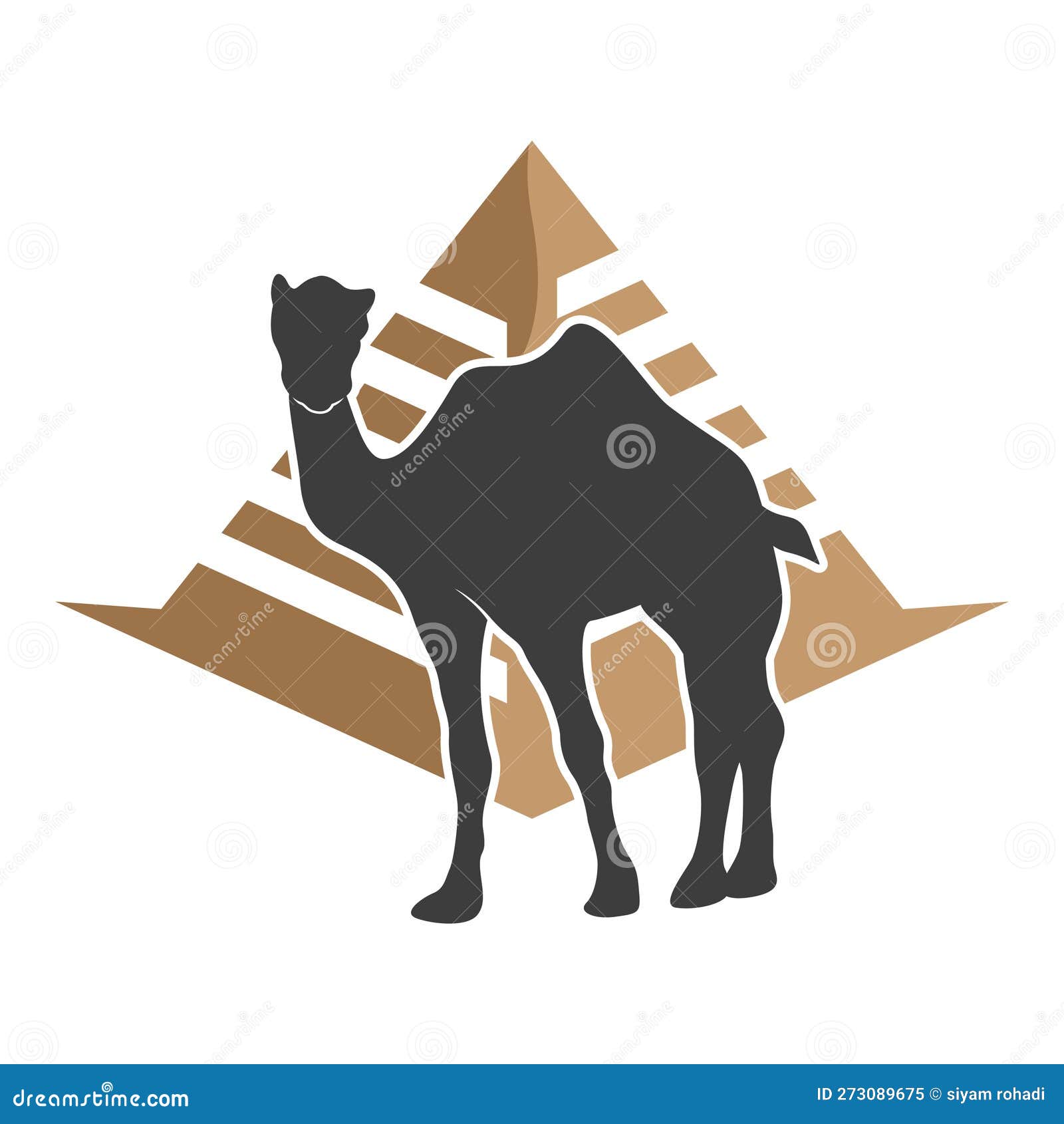 Camel Icon Vector Illustration Stock Vector - Illustration of beast ...