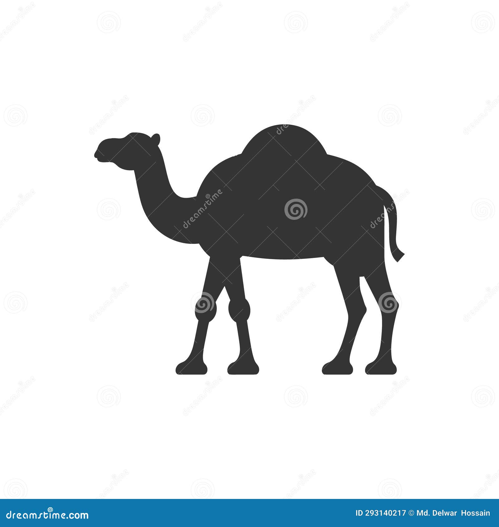 Camel icon stock vector. Illustration of symbol, text - 293140217