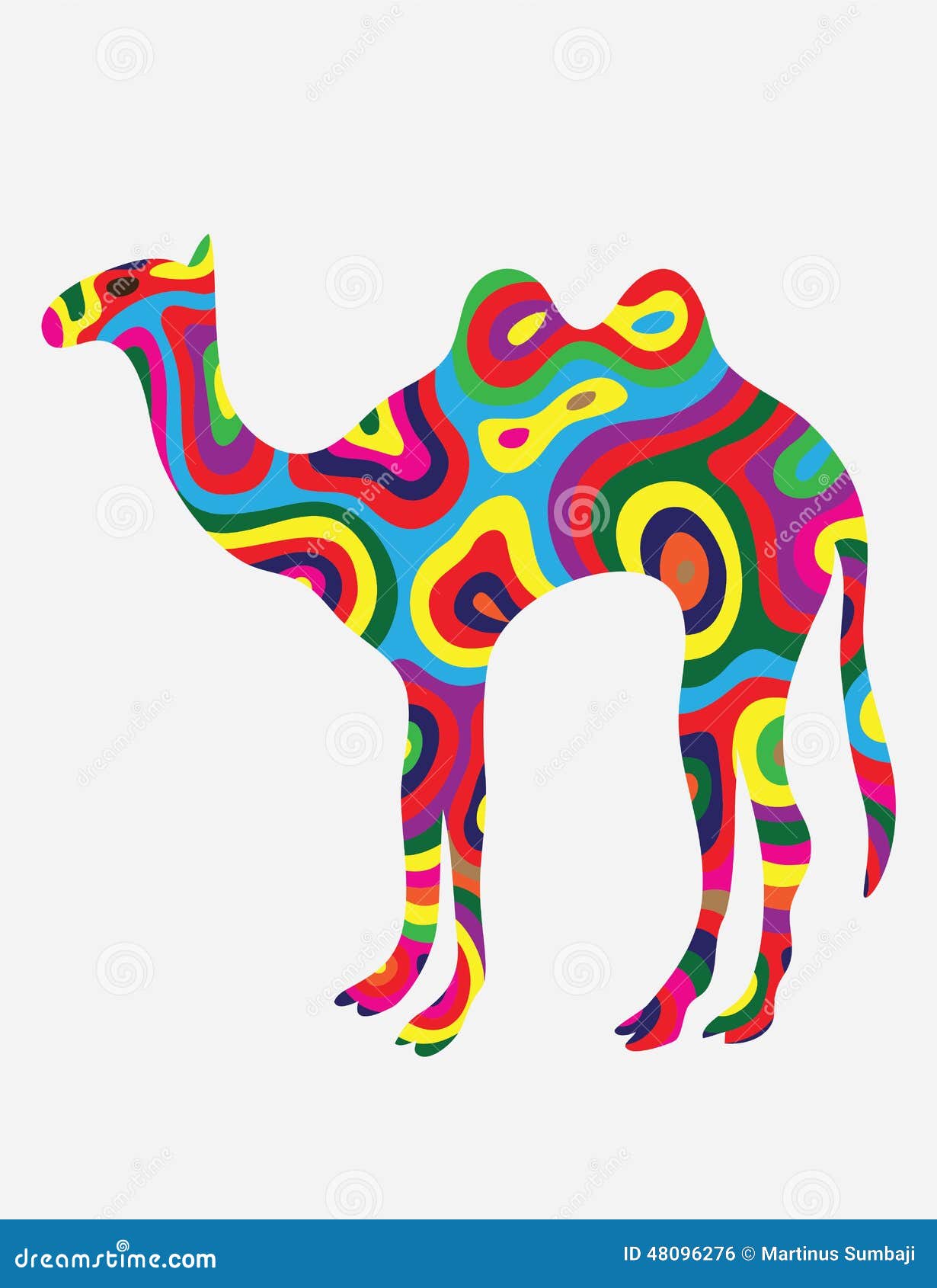 Camel illustration stock illustration. Illustration of pattern - 48096276