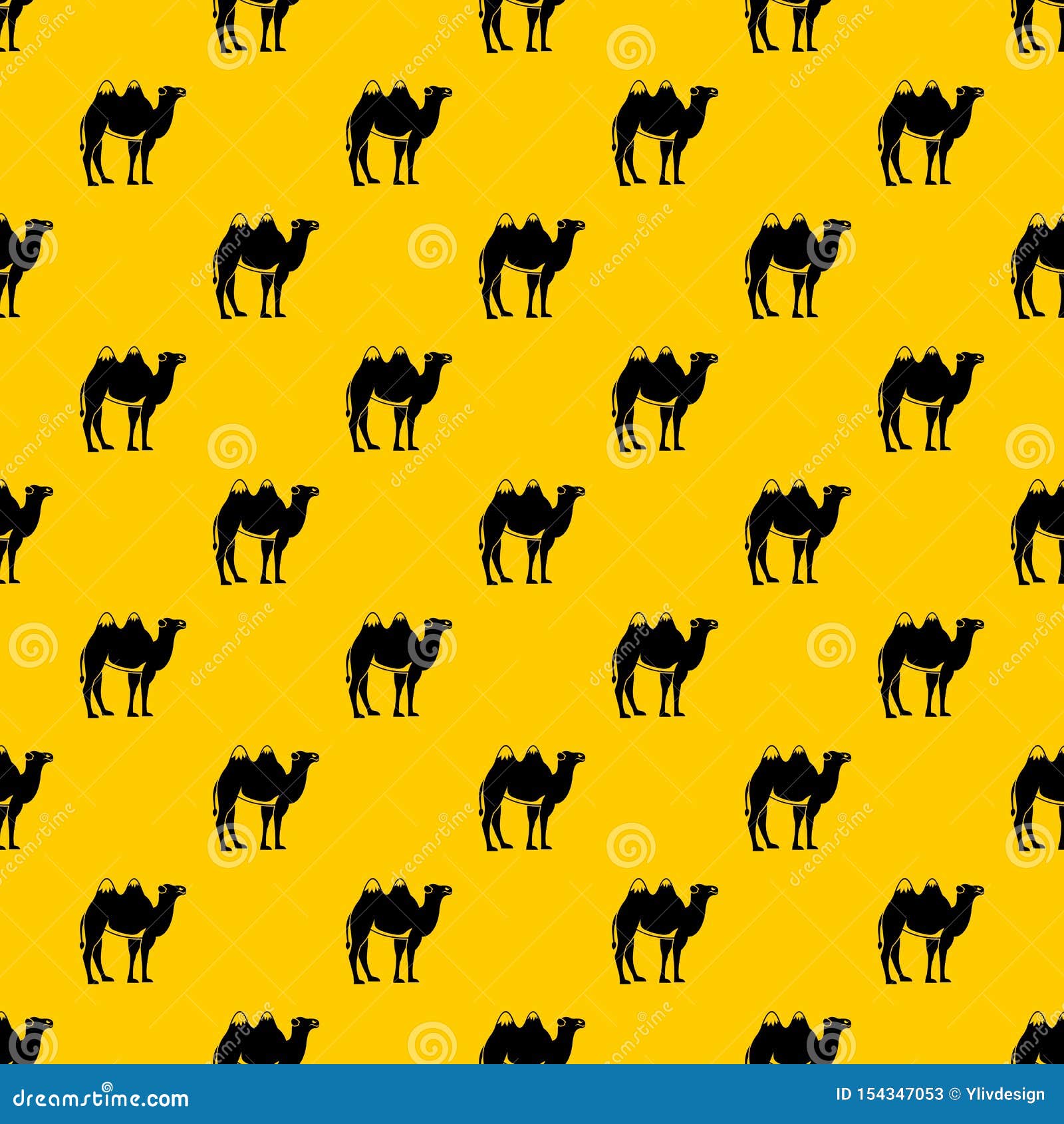 Camel pattern vector stock vector. Illustration of caravan - 154347053