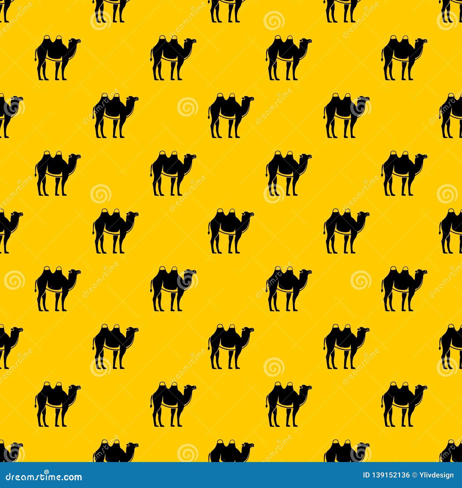 Camel pattern vector stock vector. Illustration of asia - 139152136