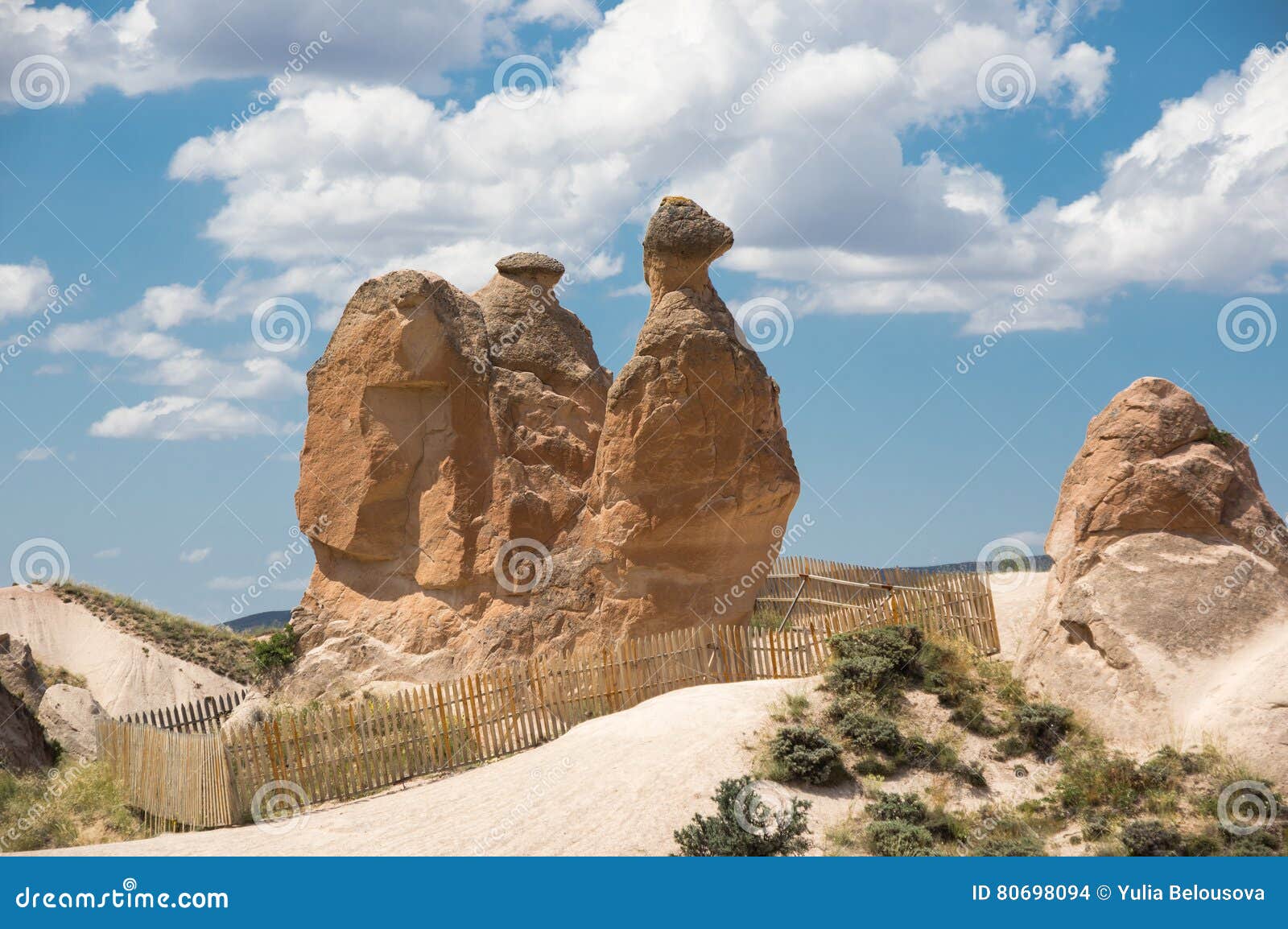 Camel rock in Cappadocia stock photo. Image of traveling - 80698094