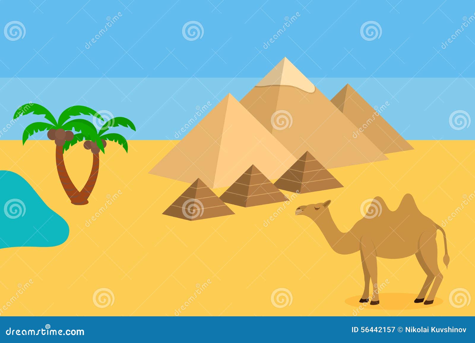 Sahara Desert Cartoon