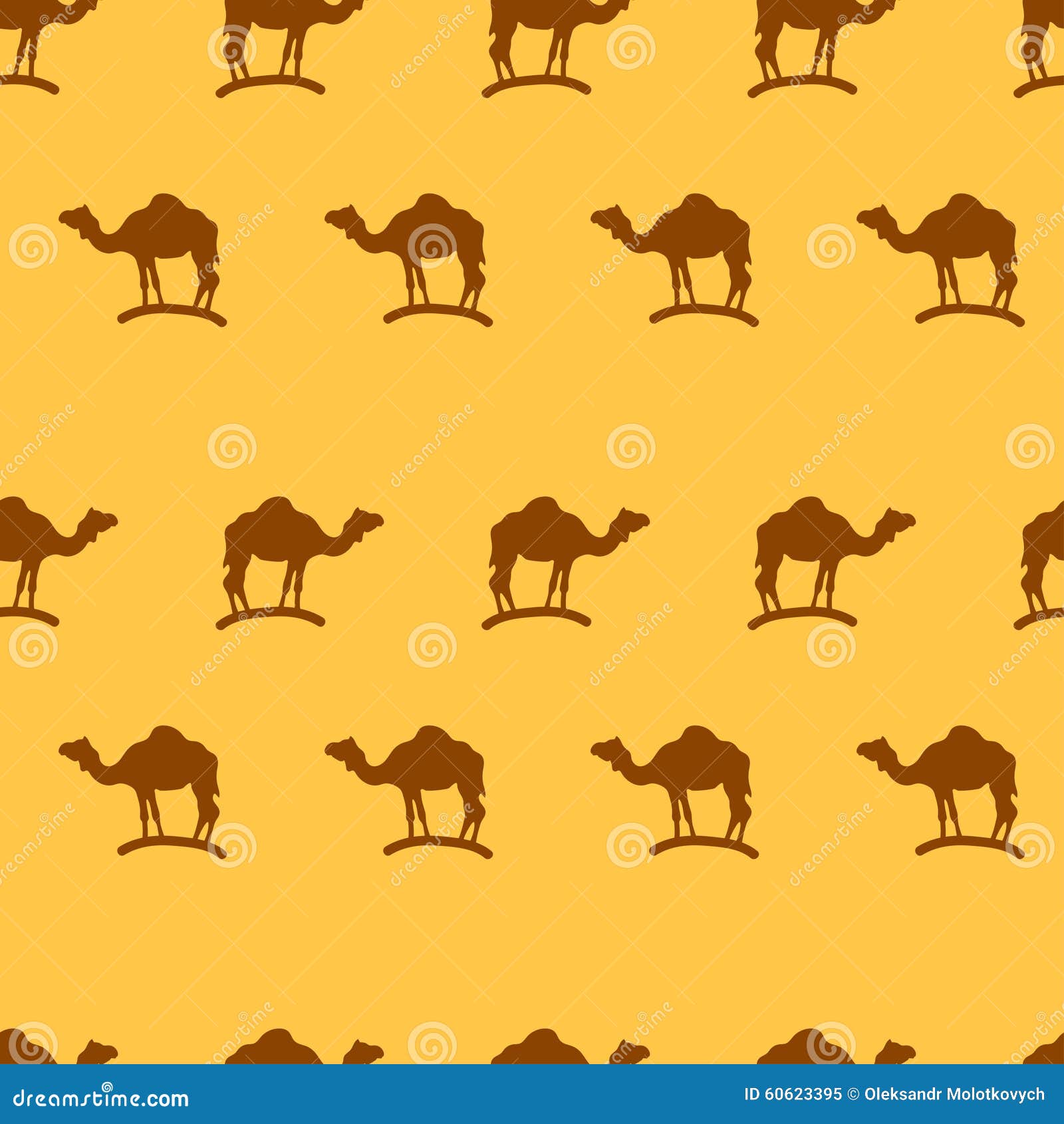Camel Seamless Pattern Background Stock Vector - Illustration of hand ...
