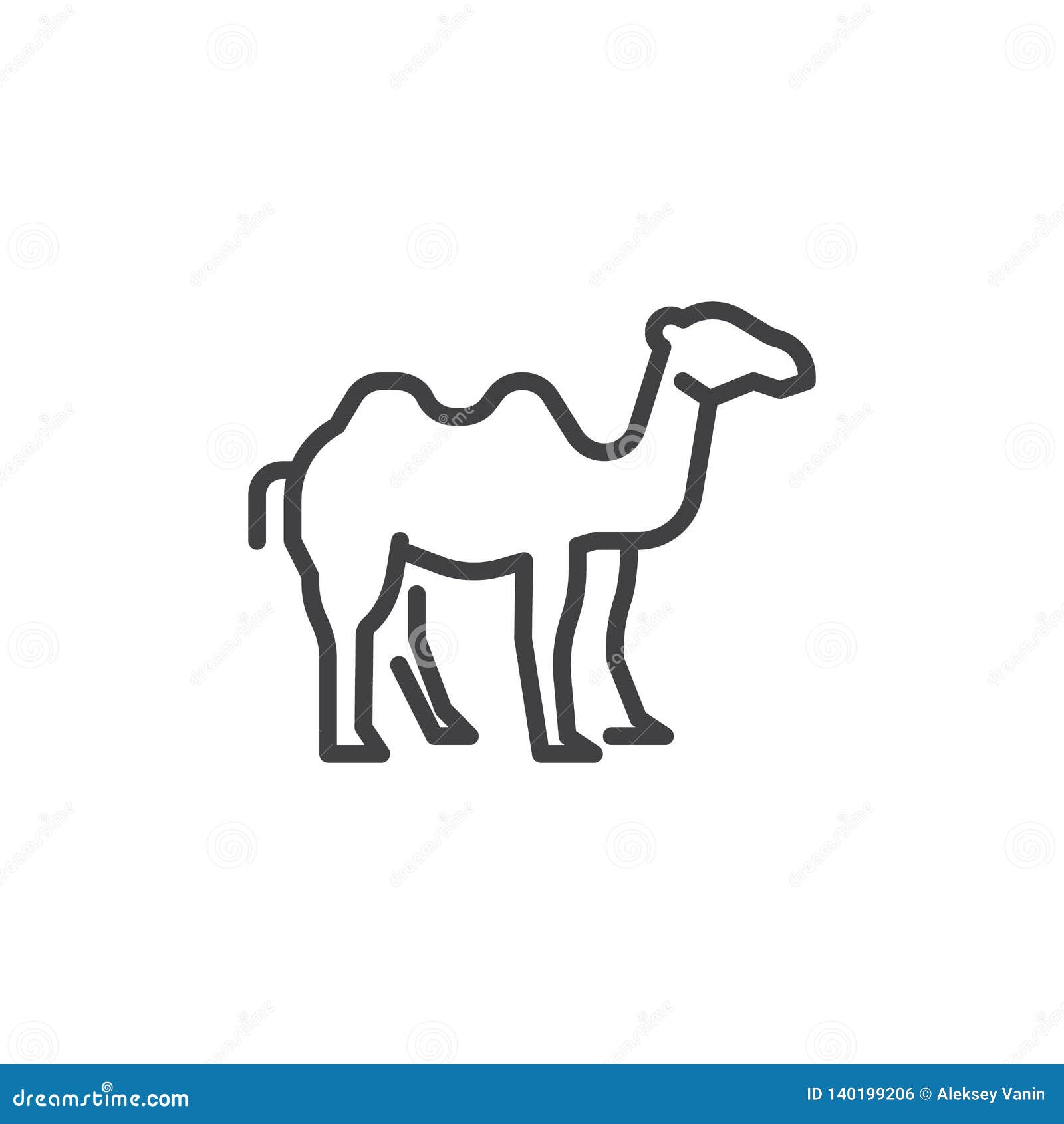 Camel Side View Full Body Isolate On White Background PNG Royalty-Free ...