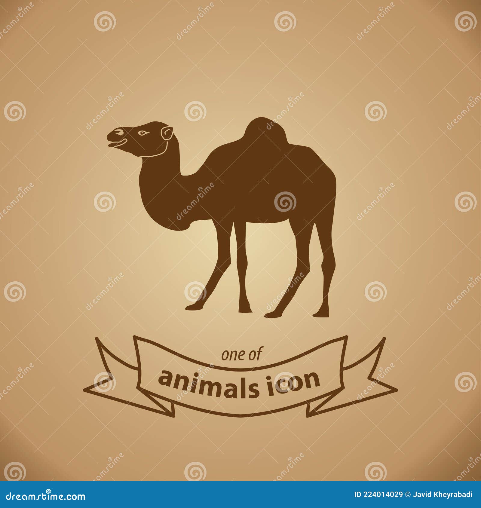 Camel Sign. Camel Isolated Simple Icon Stock Vector - Illustration of ...