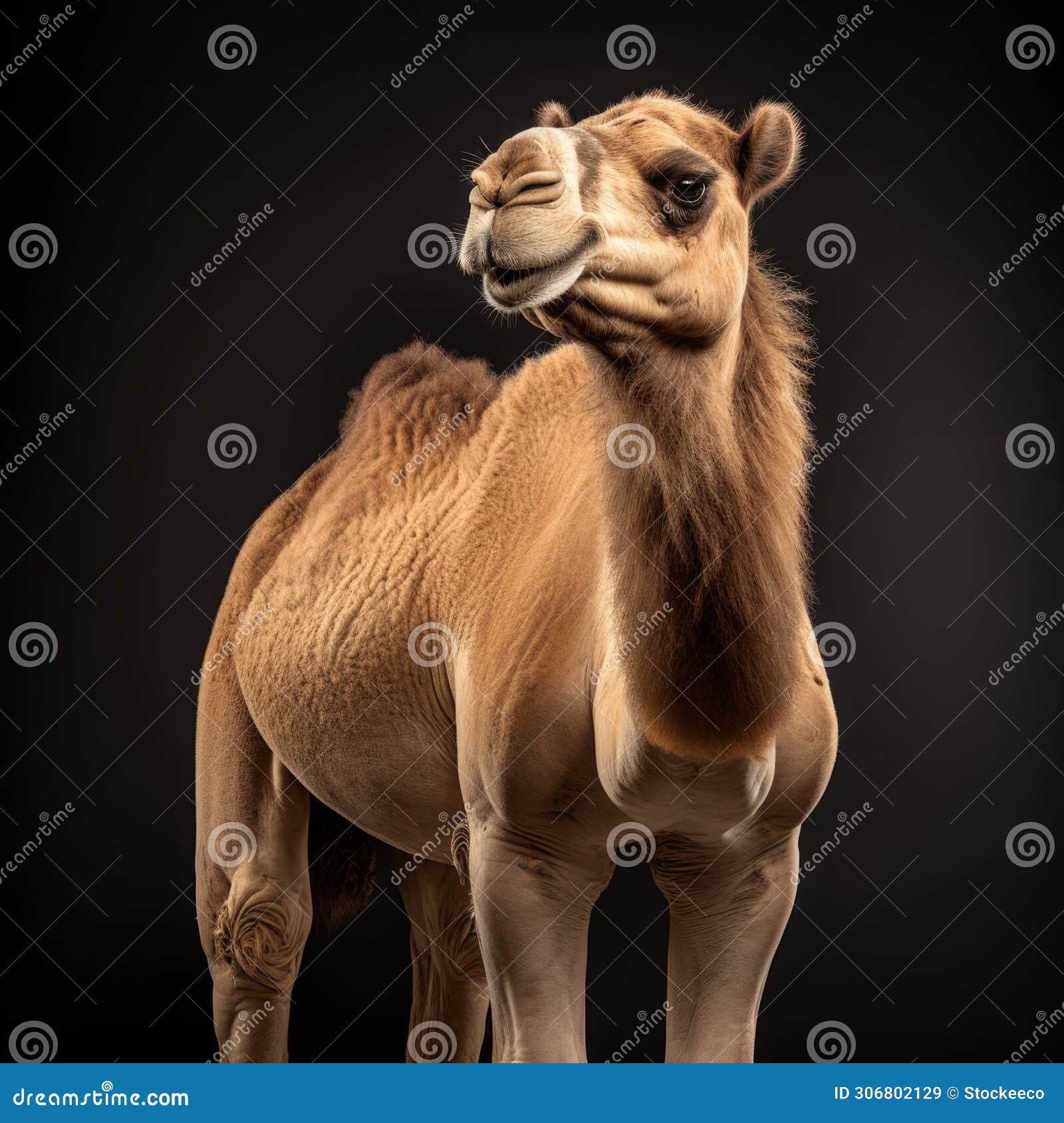 Studio Shot of Camel with Irreverent Humor Stock Image - Image of ...