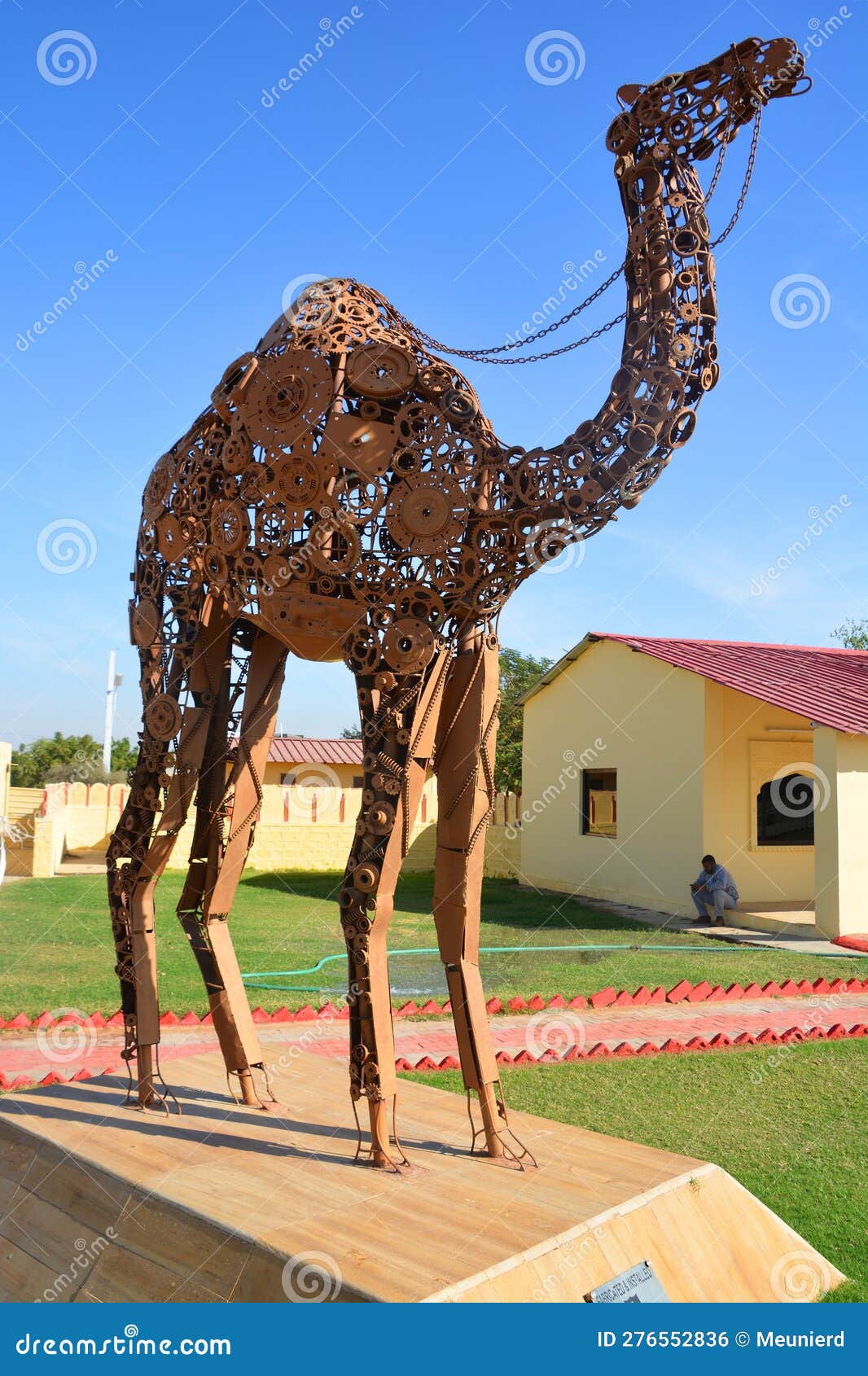Camel Statue at the Jaisalmer War Museum Editorial Photo - Image of ...