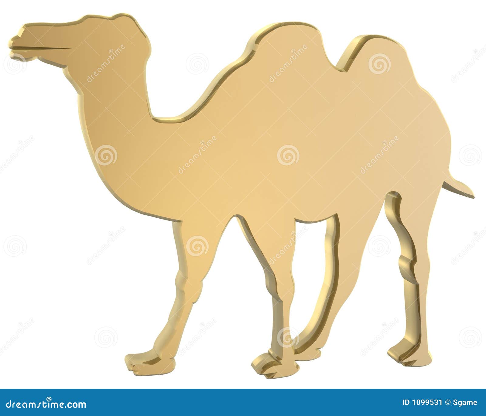 Camel symbol stock illustration. Illustration of cartoon - 1099531