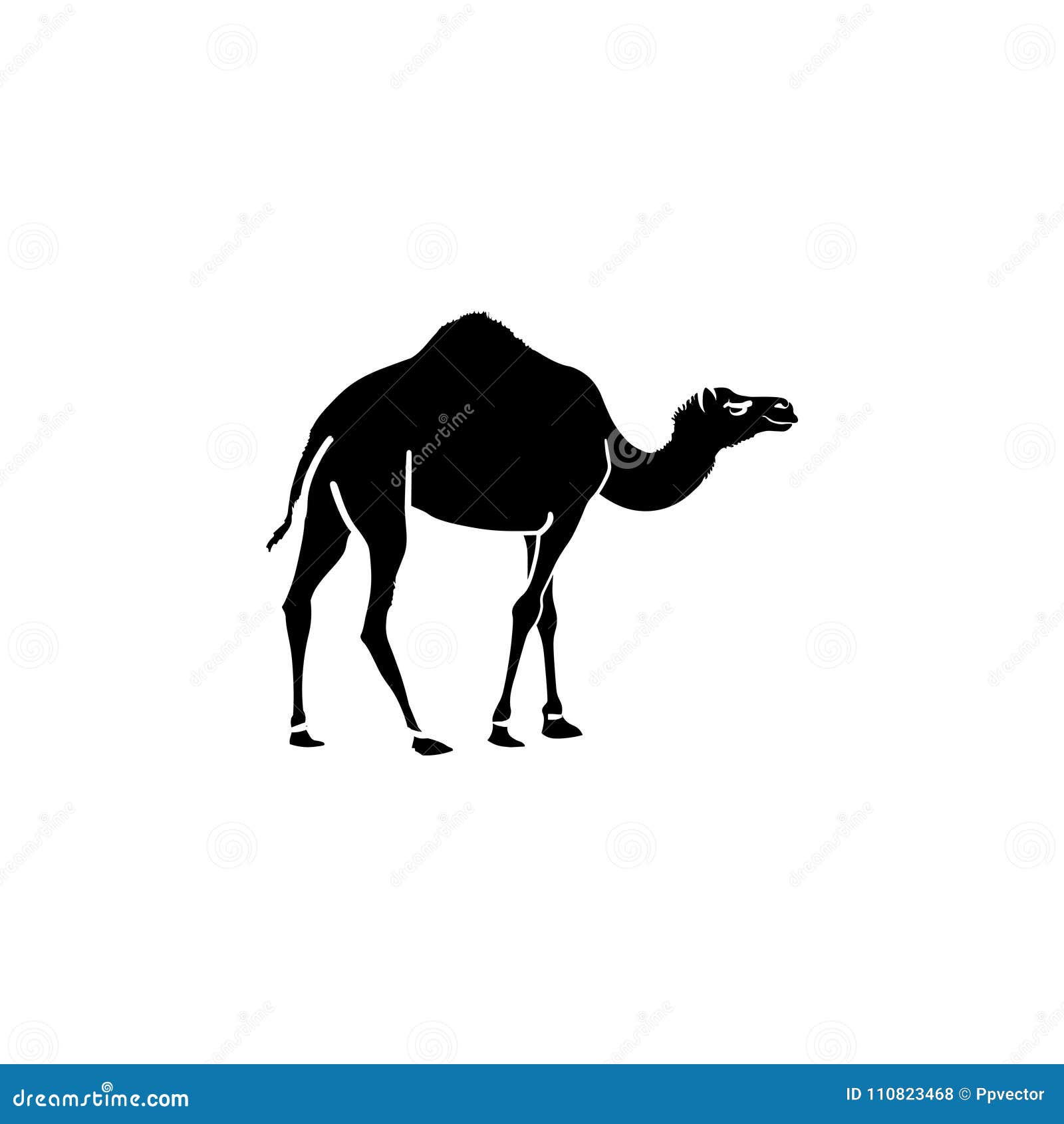 Camel symbol sign vector stock vector. Illustration of color - 110823468