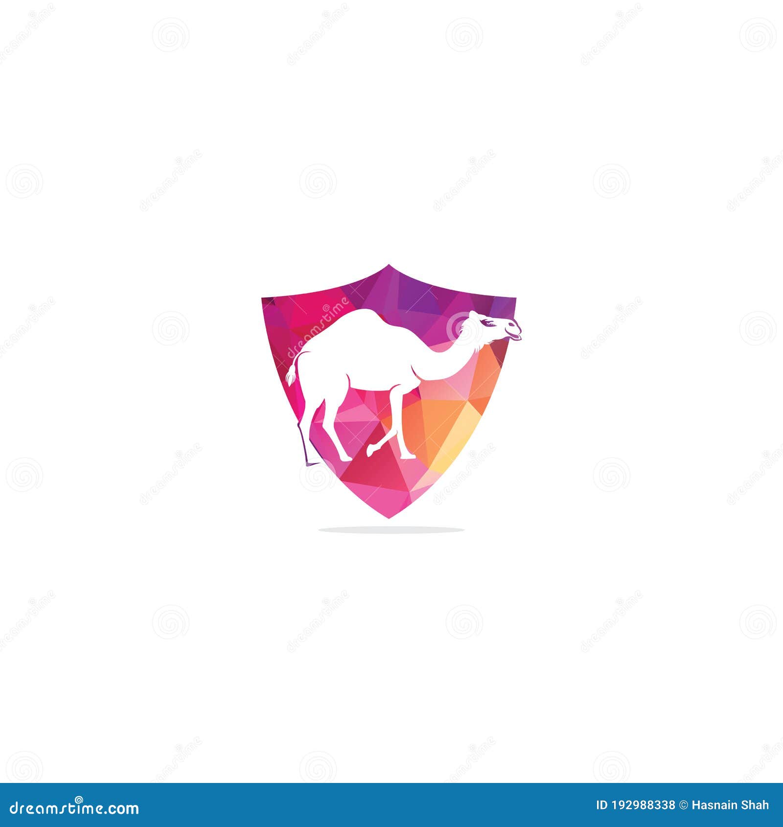 Camel Vector Logo Design Template. Stock Vector - Illustration of ...