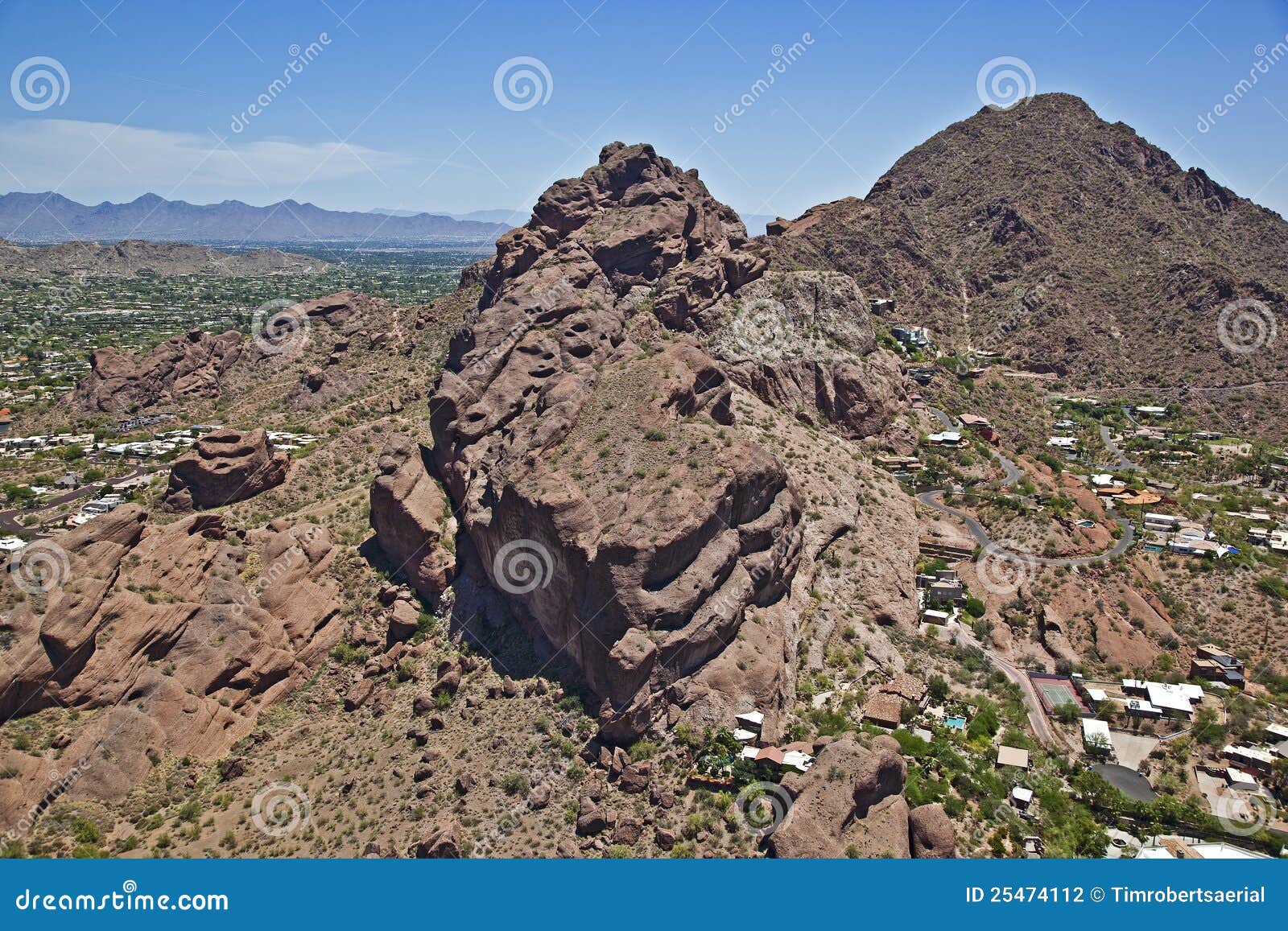 Camelback Mountain stock photo. Image of palm, rugged - 25474112