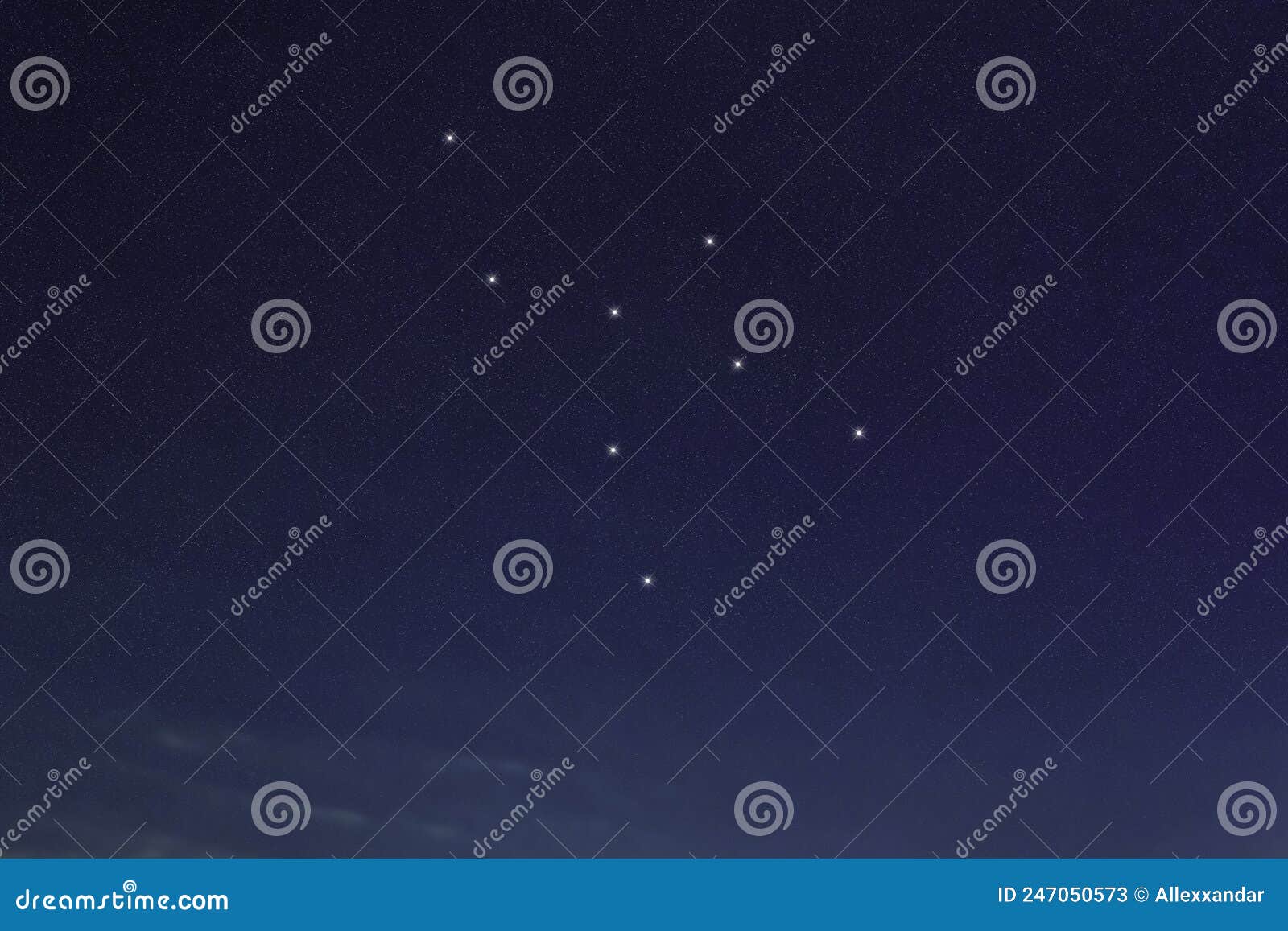 Camelopardalis Constellation, Giraffe Constellation Stock Image - Image ...