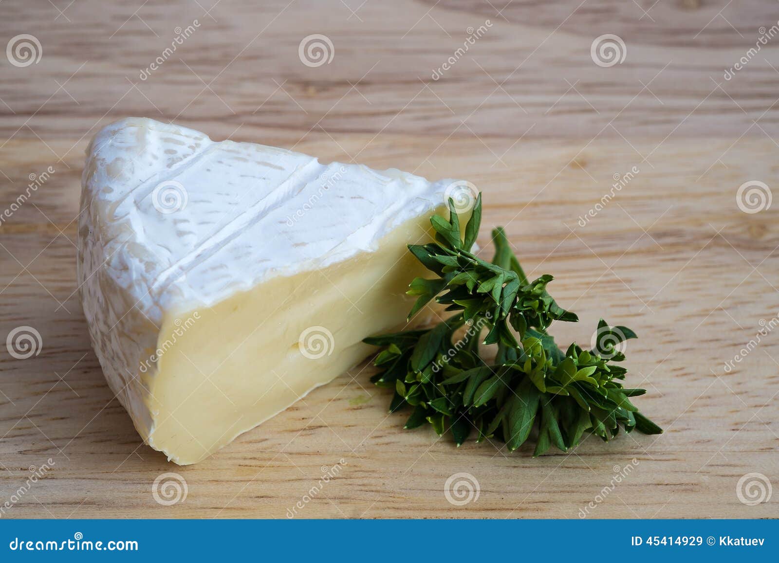 Camembert Cheese with Parsley Stock Image - Image of ripened, mildew ...