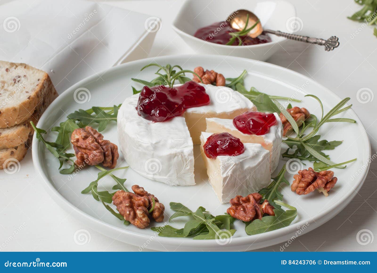 Camembert stock photo. Image of tasty, plate, food, chutney - 84243706