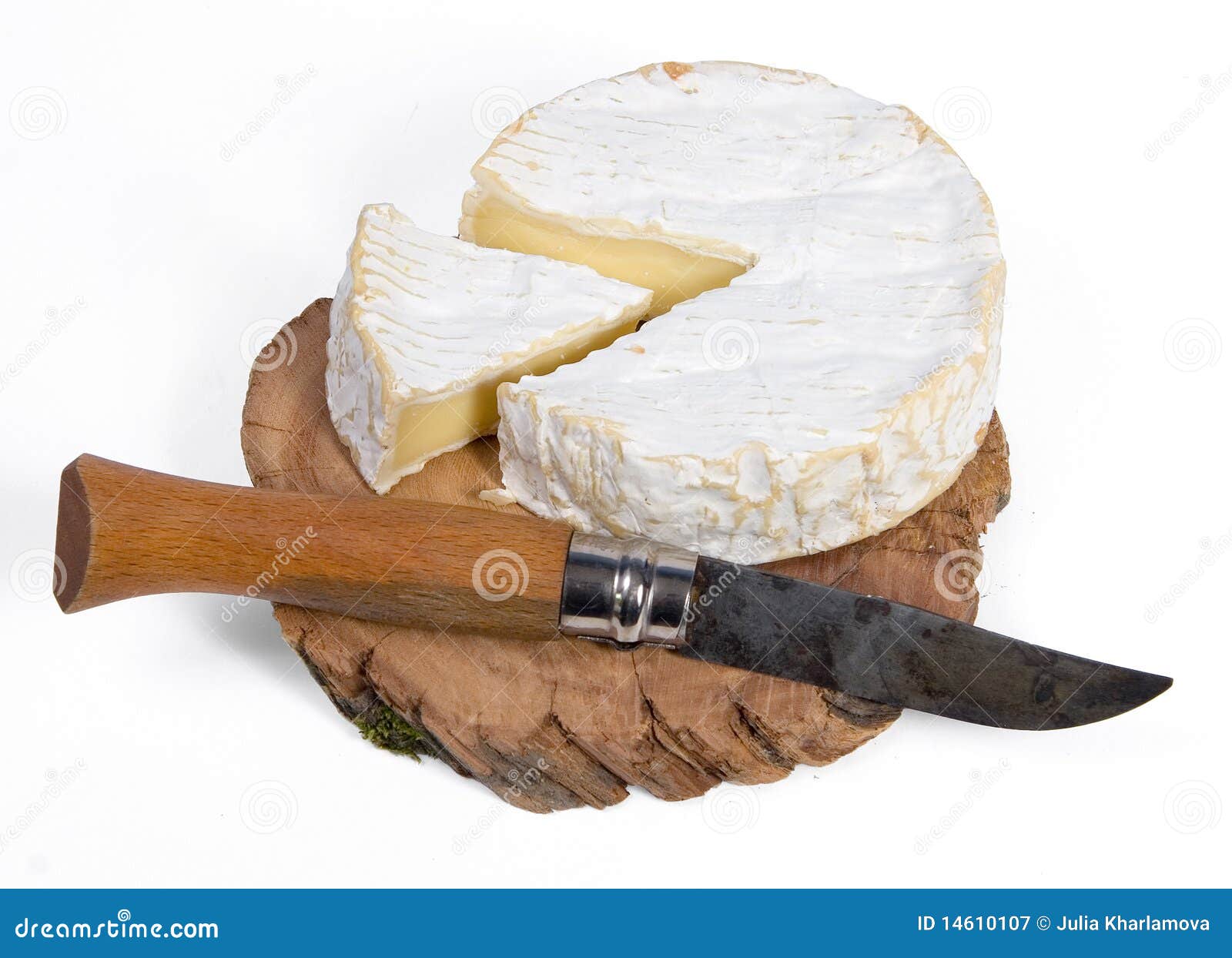 Camembert on the Wooden Board Stock Image - Image of wheel, breadboard ...