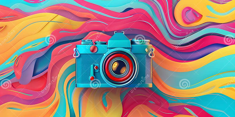 Camera abstract background stock image. Image of design - 324940483