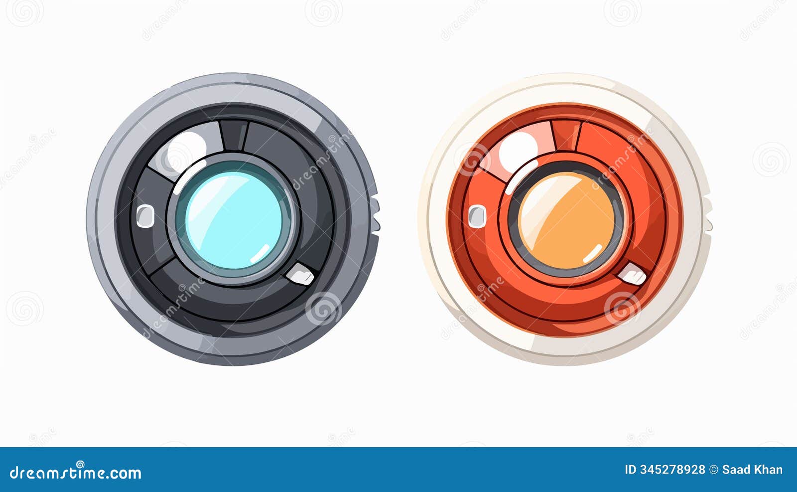 Camera Aperture and Cursor stock illustration. Illustration of vector ...