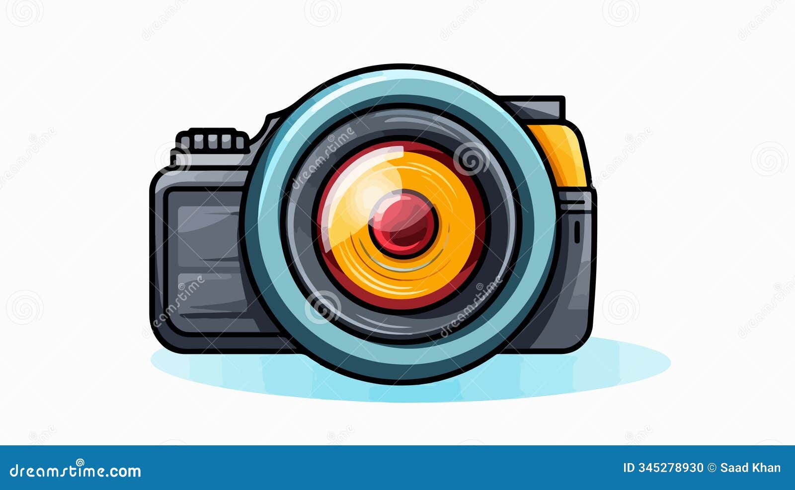 Camera Aperture and Cursor stock illustration. Illustration of settings ...