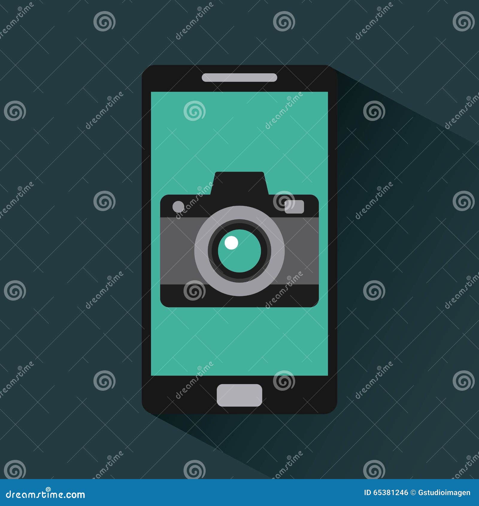 Camera app design stock vector. Illustration of mobile - 65381246