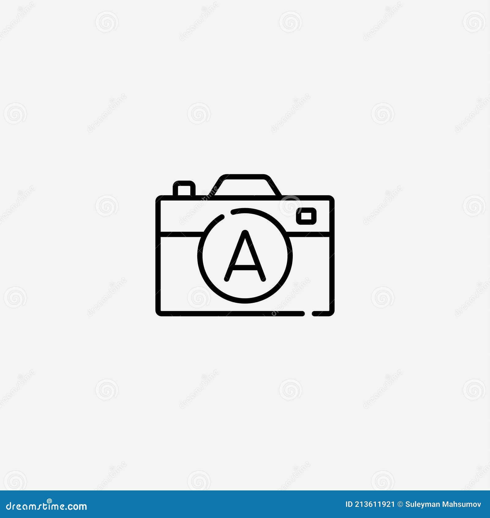 Camera Auto Mode Vector Icon Sign Symbol Stock Vector - Illustration of ...