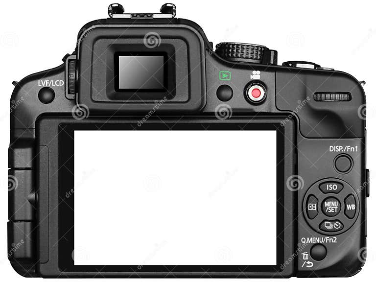Camera Back Screen stock image. Image of electronic, view - 28384075