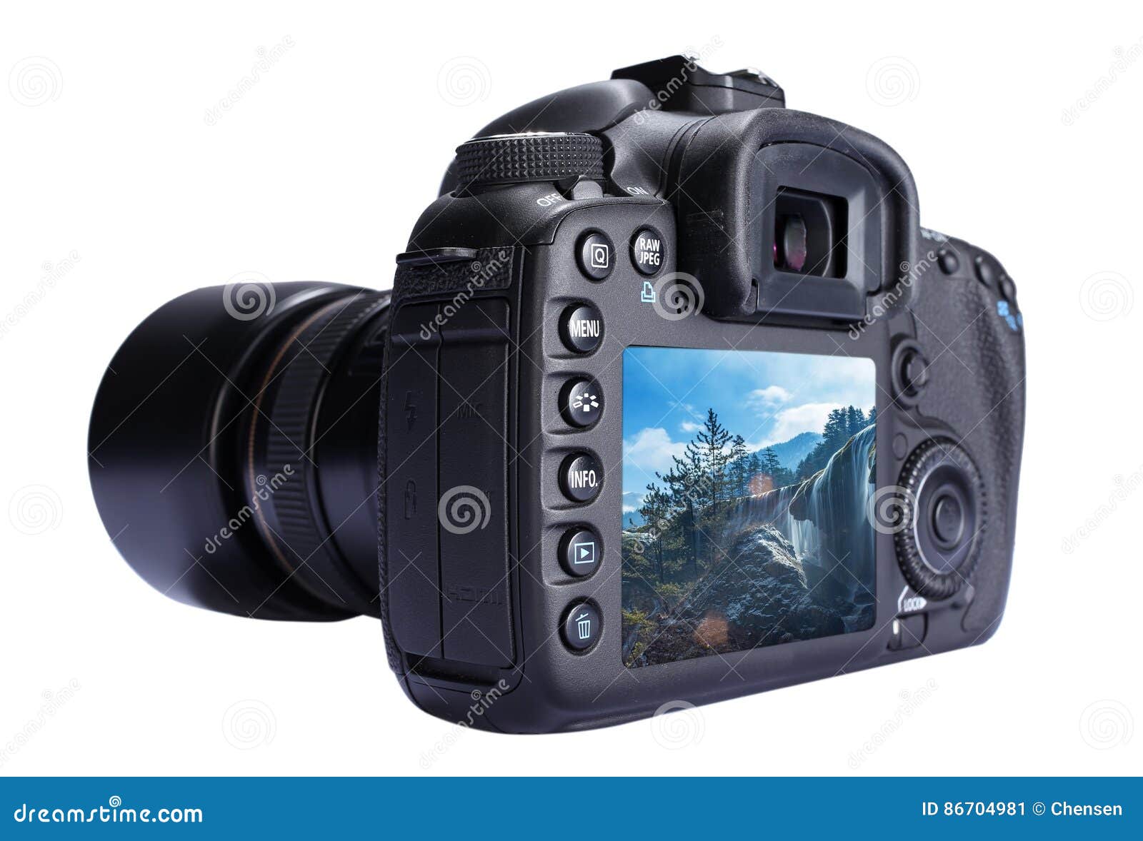 Camera Back Screen stock image. Image of hobby, elegance - 86704981