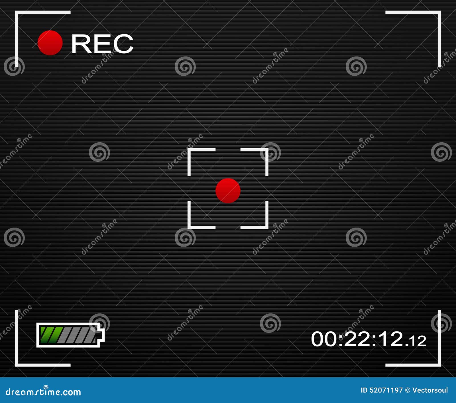 Camera Background. Camera Background and UI Elements Stock Vector ...