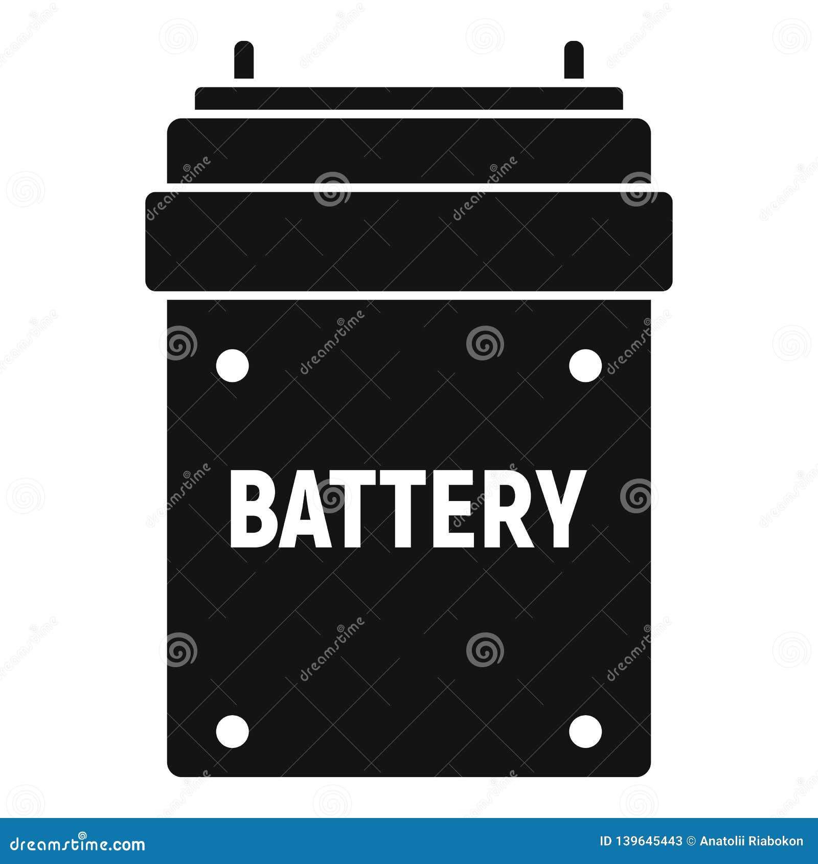 Camera Battery Icon, Simple Style Stock Vector - Illustration of design ...