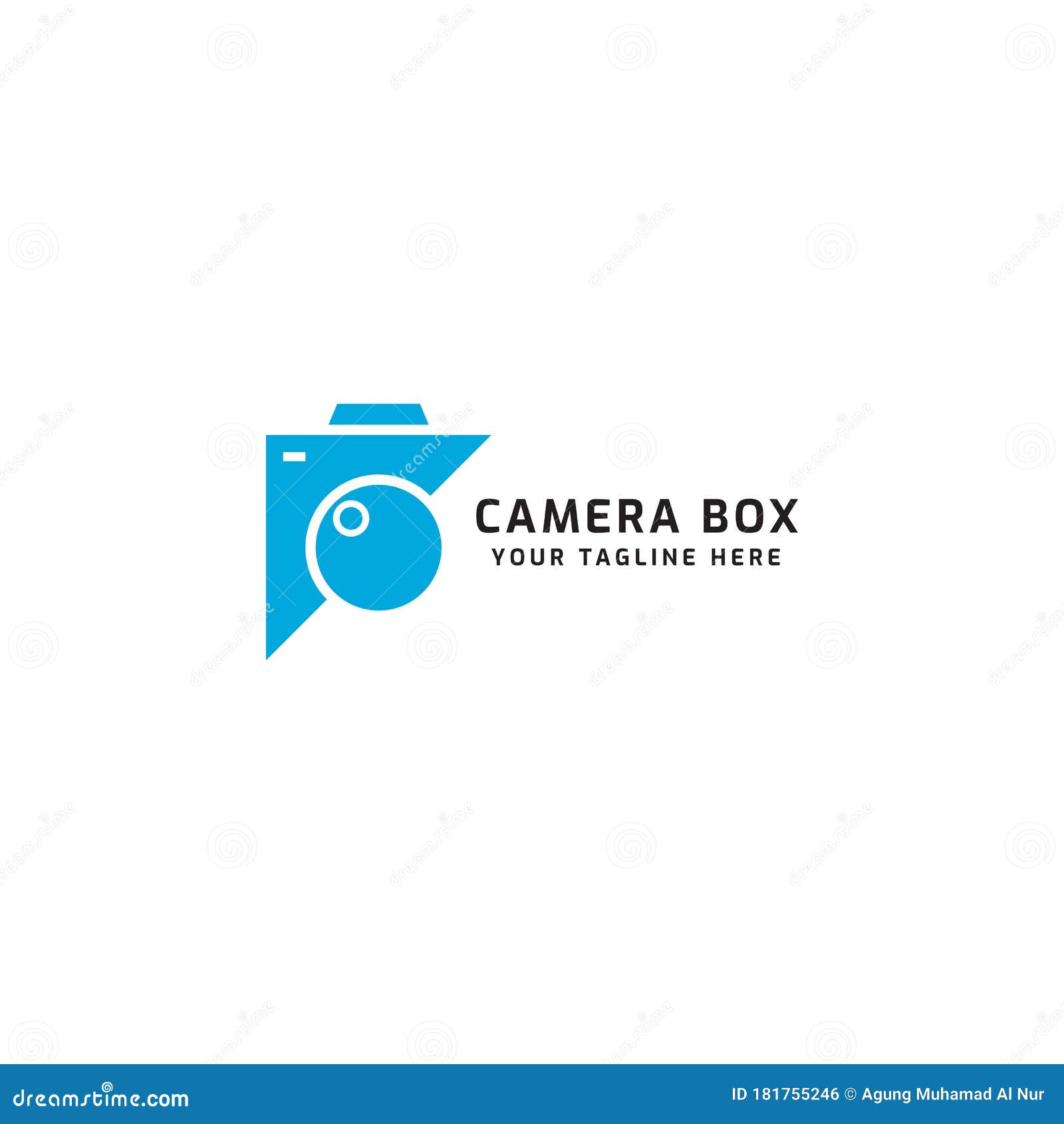 Camera Box Logo Icon Template. Vector Illustration Stock Vector ...