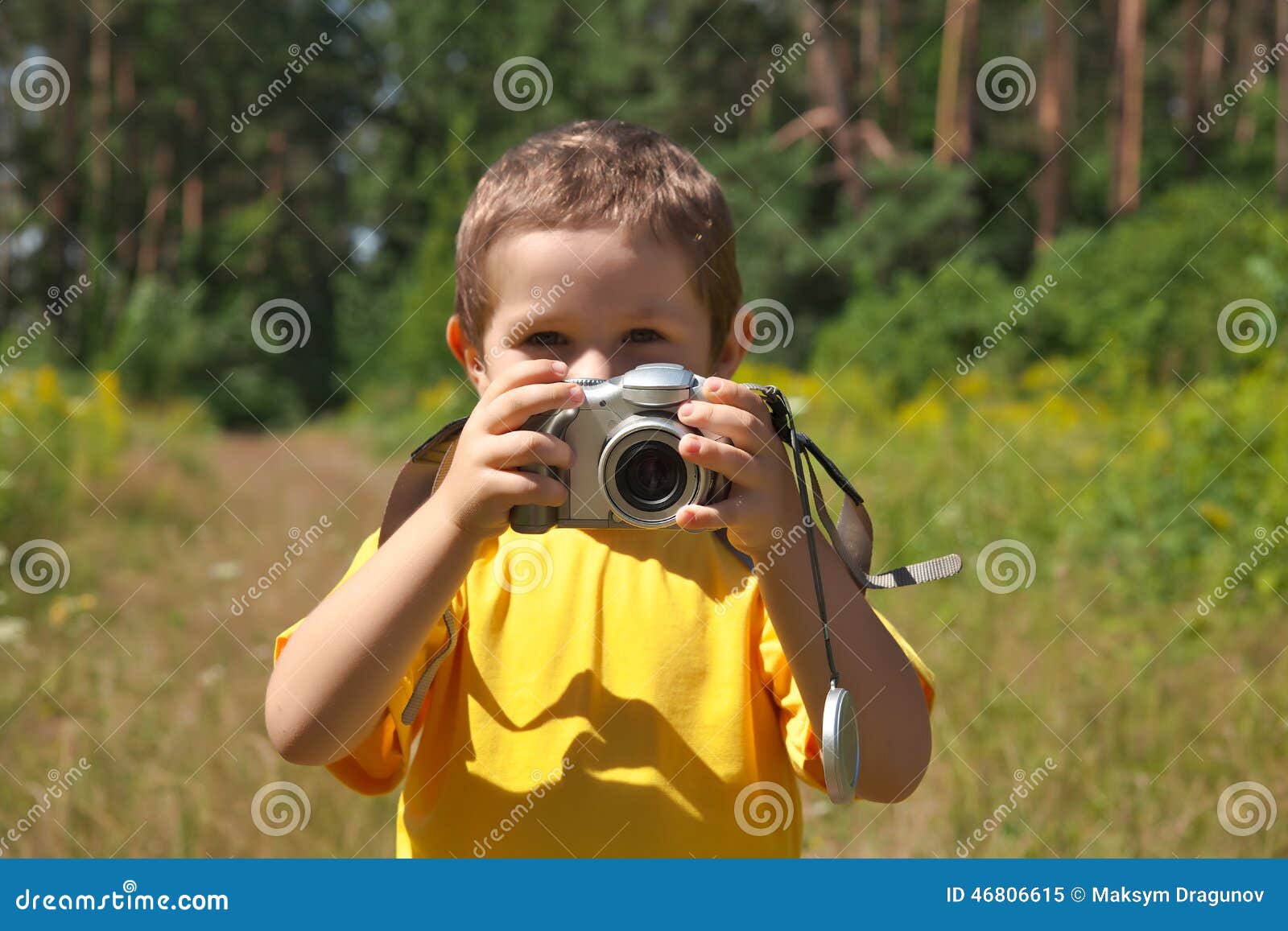 Camera Boy stock image. Image of child, caucasian, camera - 46806615