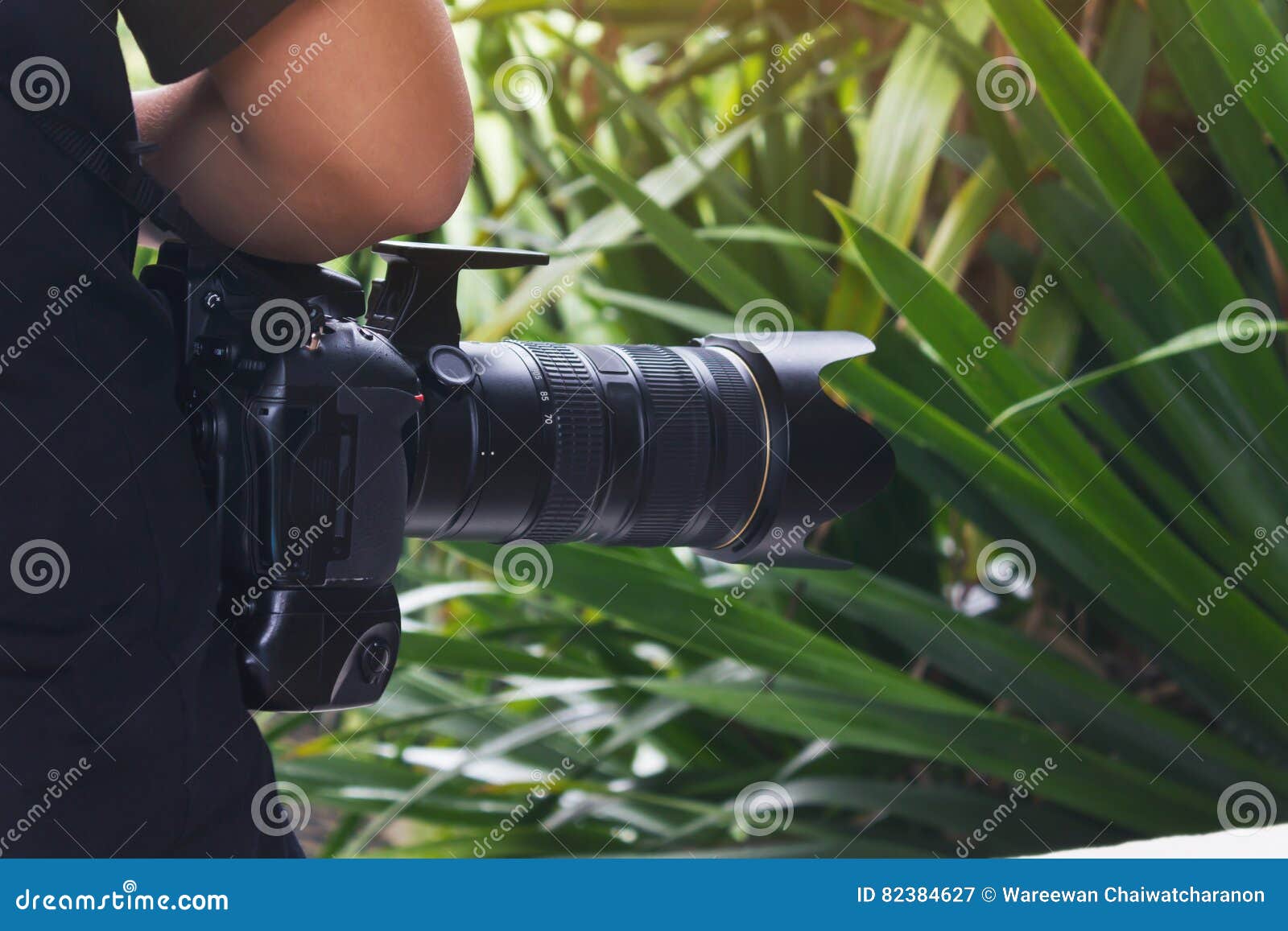 Camera and camera man stock image. Image of camara, back - 82384627