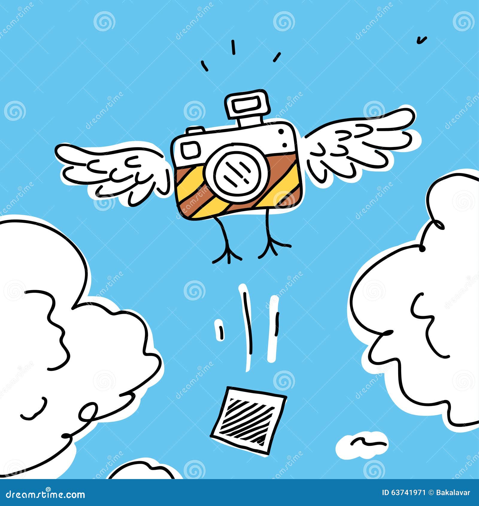 Camera Cartoon Symbol stock vector. Illustration of sketch - 63741971