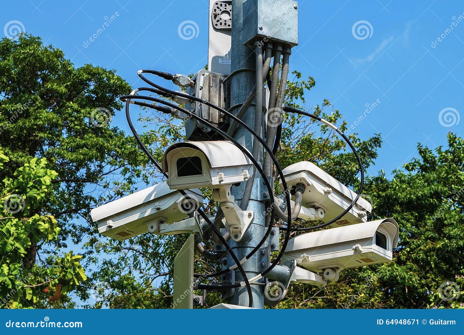Camera CCTV stock image. Image of monitoring, lens, cctv - 64948671