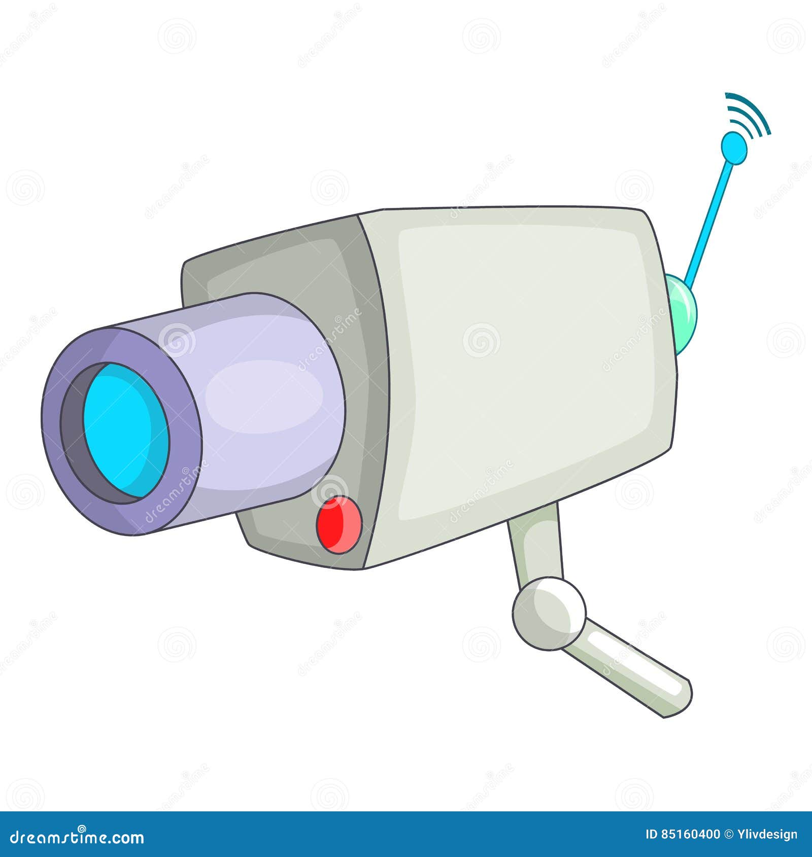 Camera Cctv Icon, Cartoon Style Stock Vector - Illustration of graphic ...