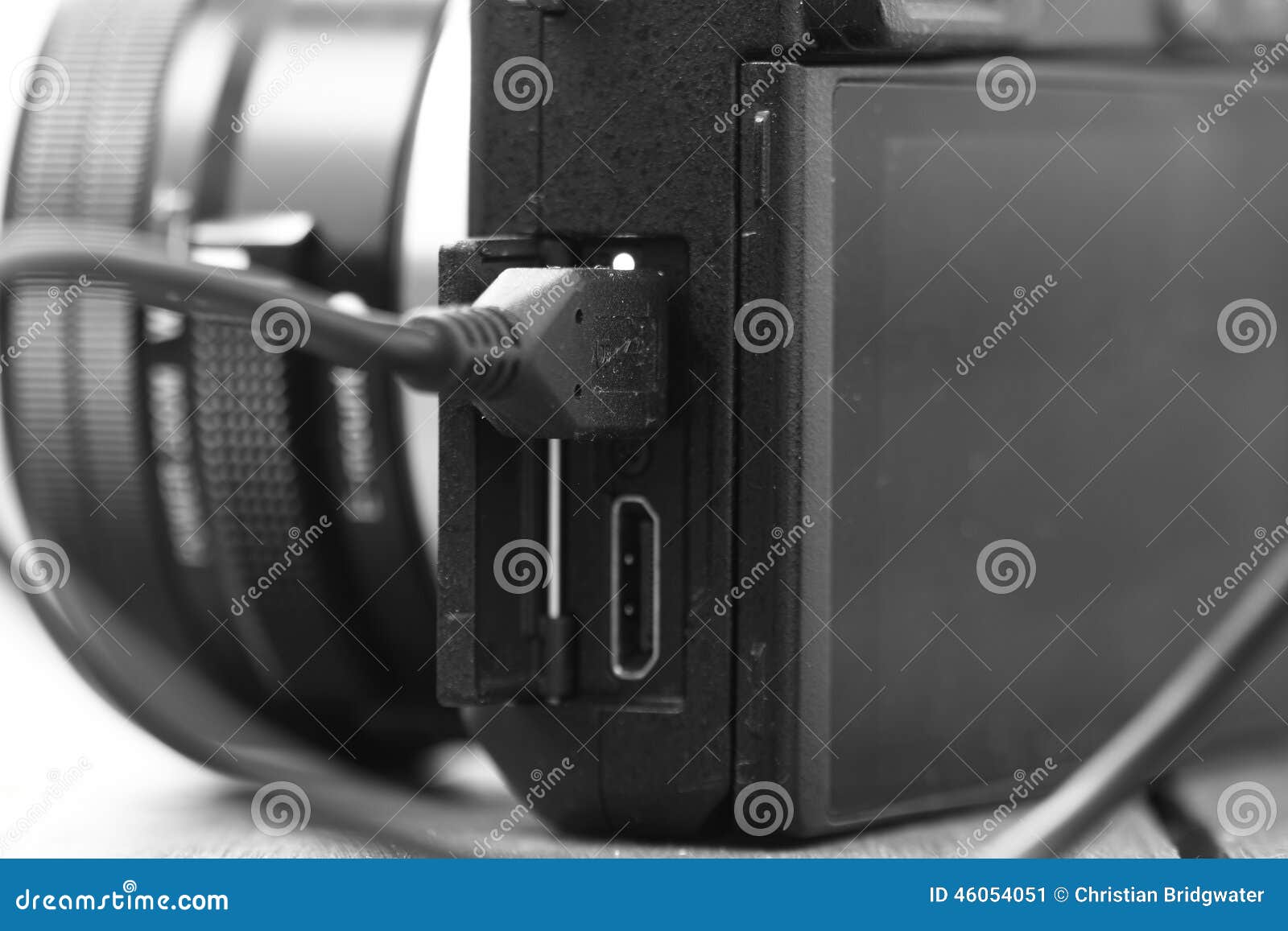 Camera charging a stock image. Image of plug, power, electricity - 46054051