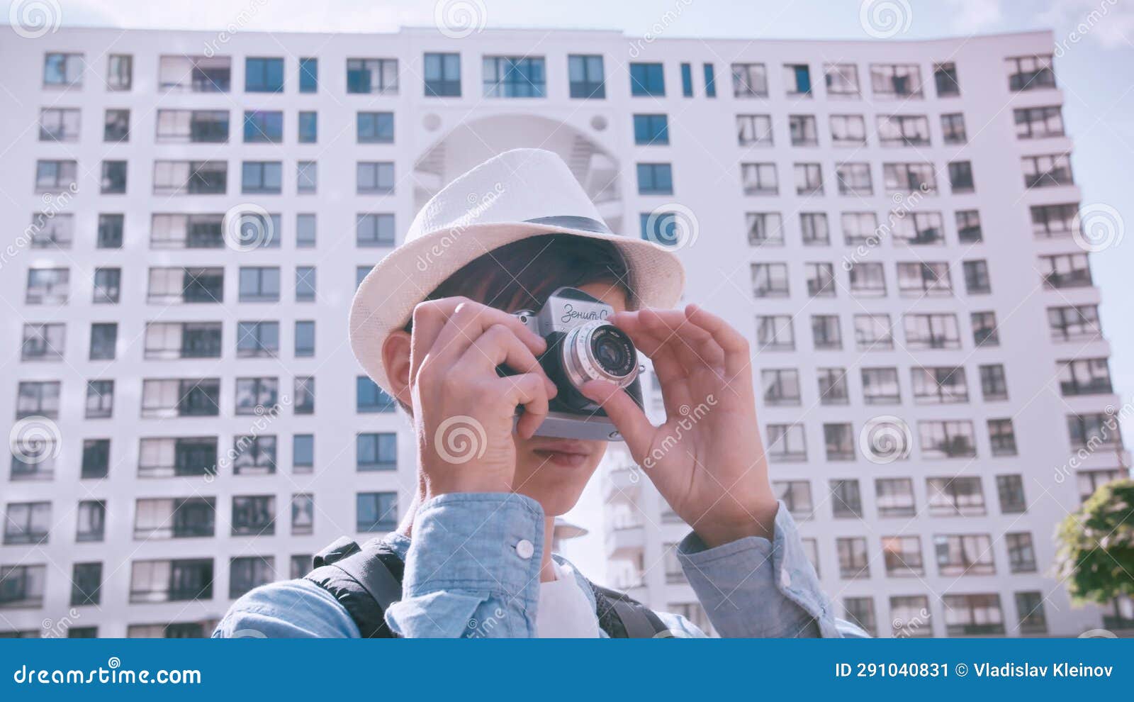 Camera Chronicles: Urban Exploration for the Perfect Shot Stock Video ...