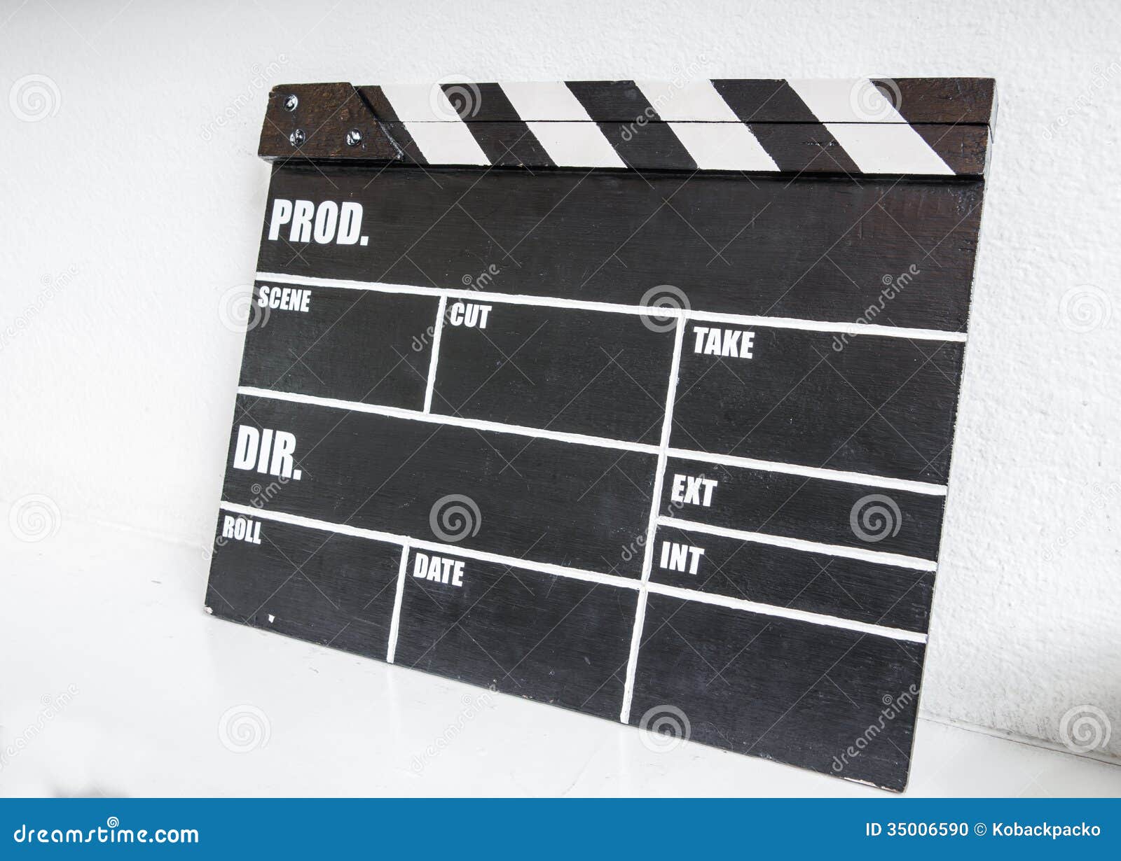 Camera clap stock photo. Image of clapper, production - 35006590