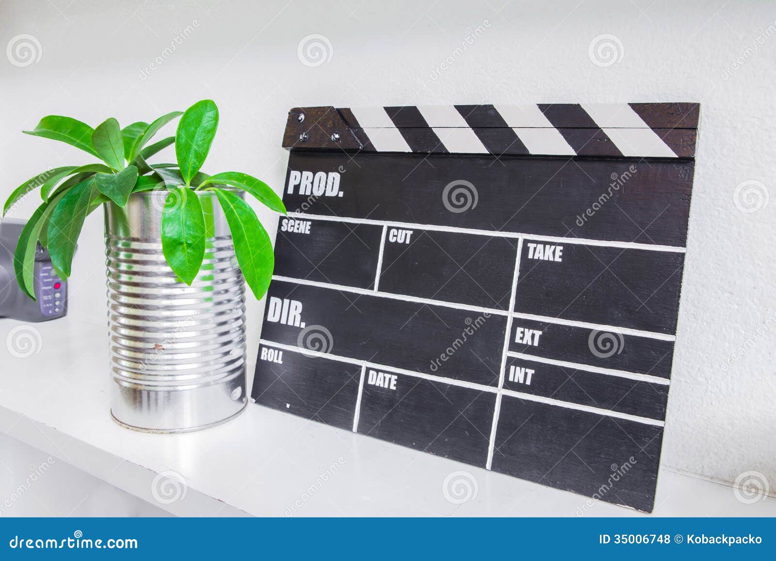 Camera clap stock photo. Image of flat, black, movie - 35006748