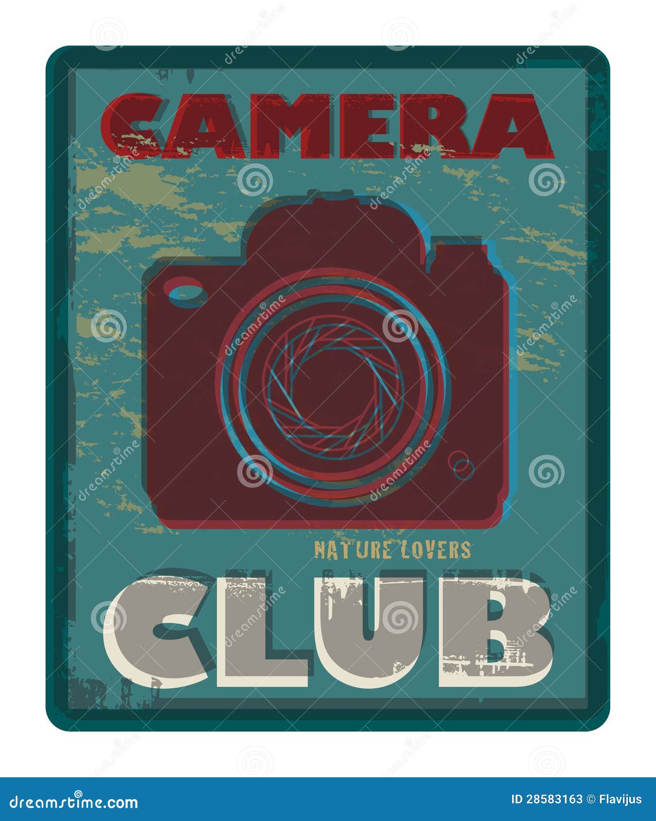 Camera Club abstract stock vector. Illustration of professional - 28583163