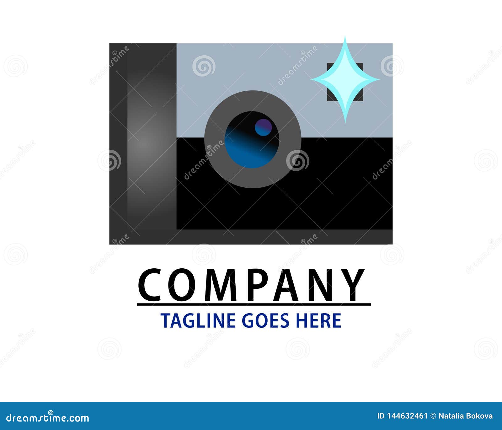 Camera company logo stock vector. Illustration of business - 144632461