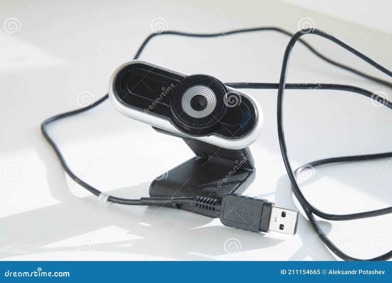 A Camera for a Computer. Remote Camera with USB Port Stock Image ...